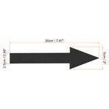 Uxcell Directional Arrow Sticker Self Adhesive Floor Decal Wall Sign ...
