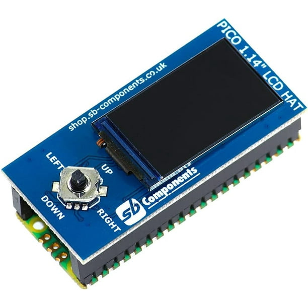 Raspberry Pi Pico Board with Pico 1.14inch LCD HAT Pico LCD Display Board Module for RPi Pico ...