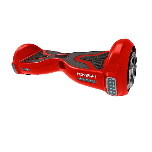 Hover-1 H1 Hoverboard, Red, 264 Lbs. Max Weight with LED Lights ...