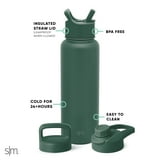 Simple Modern Summit Water Bottle Straw, Chug and Handle Lid Vacuum ...
