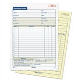 Purchase Order Book, Two-Part Carbonless, 5.56 X 8.44, 1/page, 50 Forms ...
