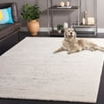 SAFAVIEH Neptune Christy Abstract Area Rug, Ivory/Gray, 6'7" x 6'7 ...