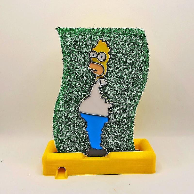 Almacenamiento de Cocina dibujos animados Homer Meme soporte de esponja ...