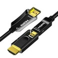 8K Fiber Optic Micro Mini HDMI to HDMI Cable for Easy Pre-Buried Tube ...
