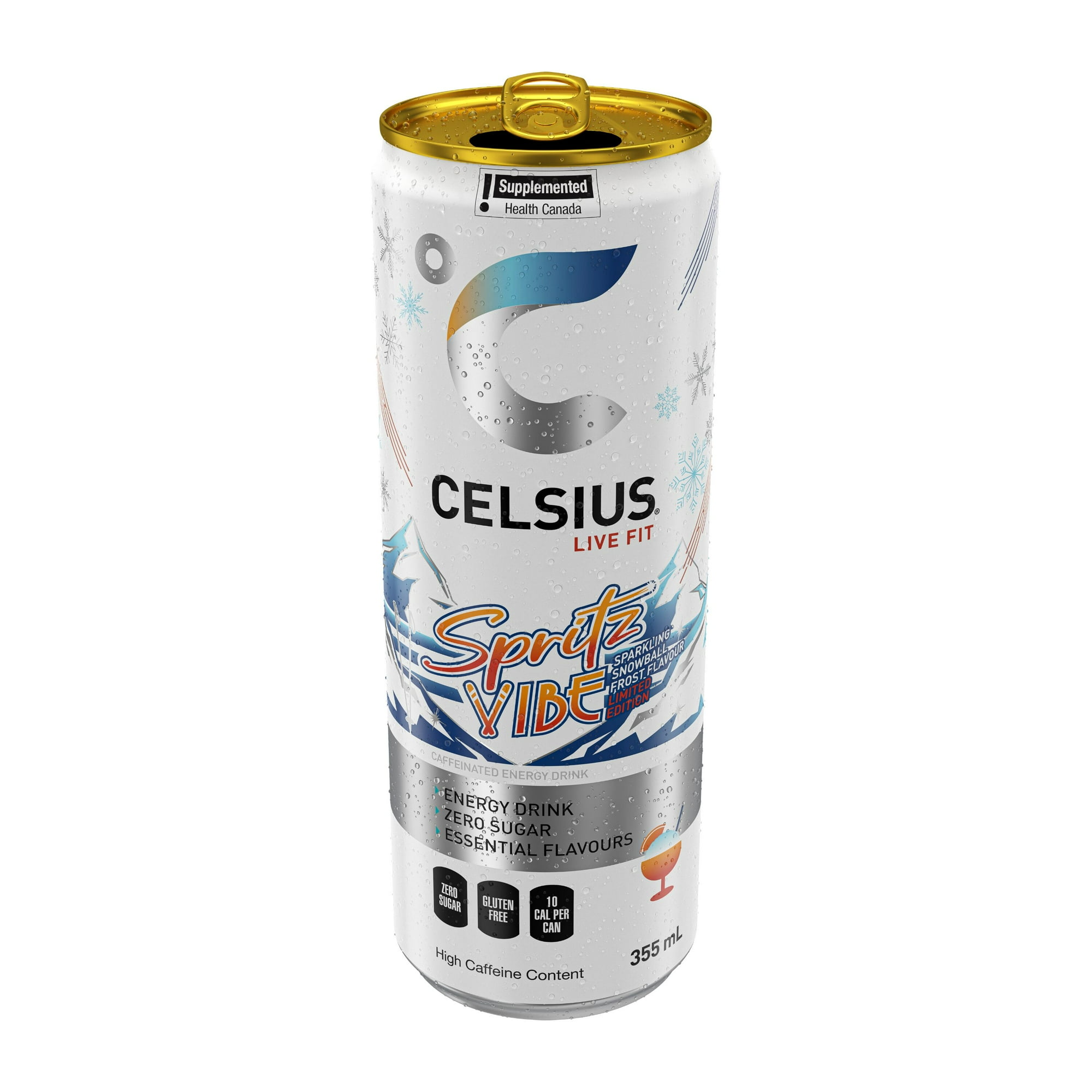 Click here for Celsius Spritz Vibe Energy Drink 355 Ml  Can 355ml prices