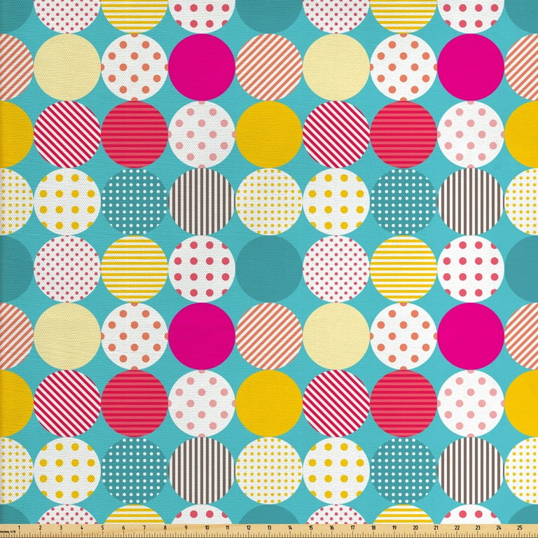 Colorful Polka Dots And Stripes