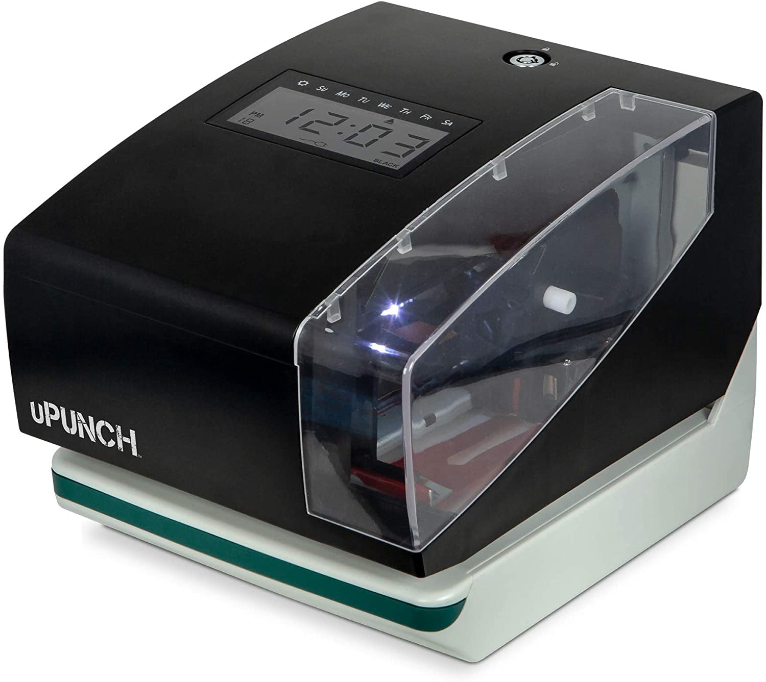 UPunch Digital Time Clock And Date Stamp With 50 Time Cards 1 Ribbon upunch-digital-time-clock-and-date-stamp-with-50-time-cards-1-ribbon