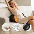 3-in-1 Electric Back Massager with Heat Vibration Traction - Lumbar ...