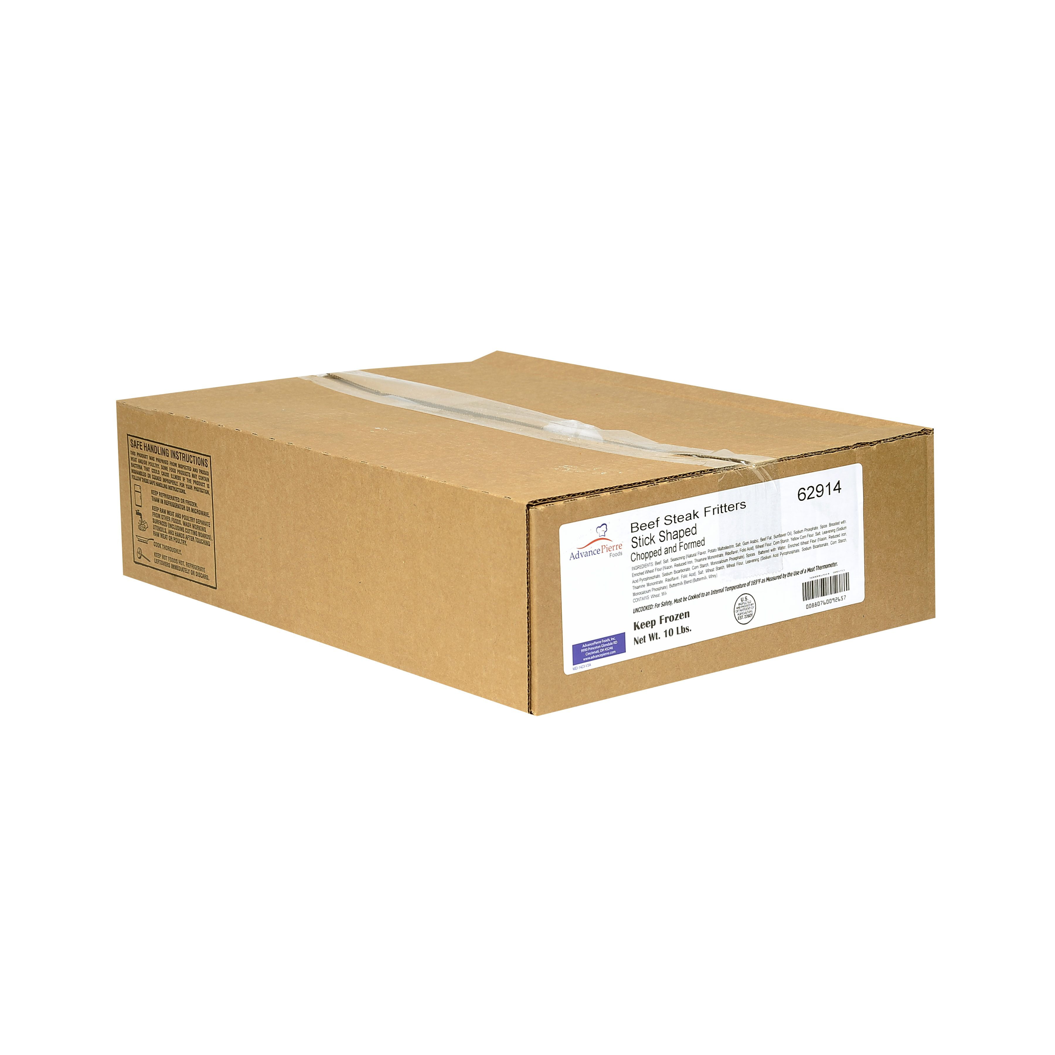 Advance Pierre Beef Steak Finger, 1.4 Ounce -- 114 per Case - Walmart.com