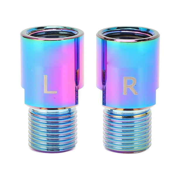 Bike Pedal Extenders, Reinforced Structure 2 Pieces Bike Pedal Axle ...