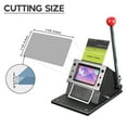 Yescom Heavy Duty Manual ID Badge, Credit Card, PVC Paper Cutter with ...