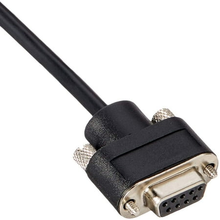 C2G 52178 Serial RS232 DB9 Null Modem Cable with Low Profile Connectors ...