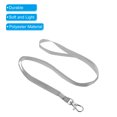 Uxcell 17" x 0.4" Neck Lanyards with Swivel Hook Clip for ID Badge Keys ...