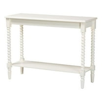 Baxton Studio Bayard Console Table with Bobbin Legs - Spindle Leg ...
