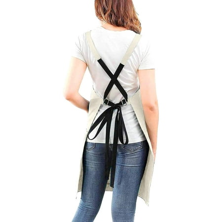 Thick Professional Artist Apron, Cross Back + Quick Release Buckle + 5 ...