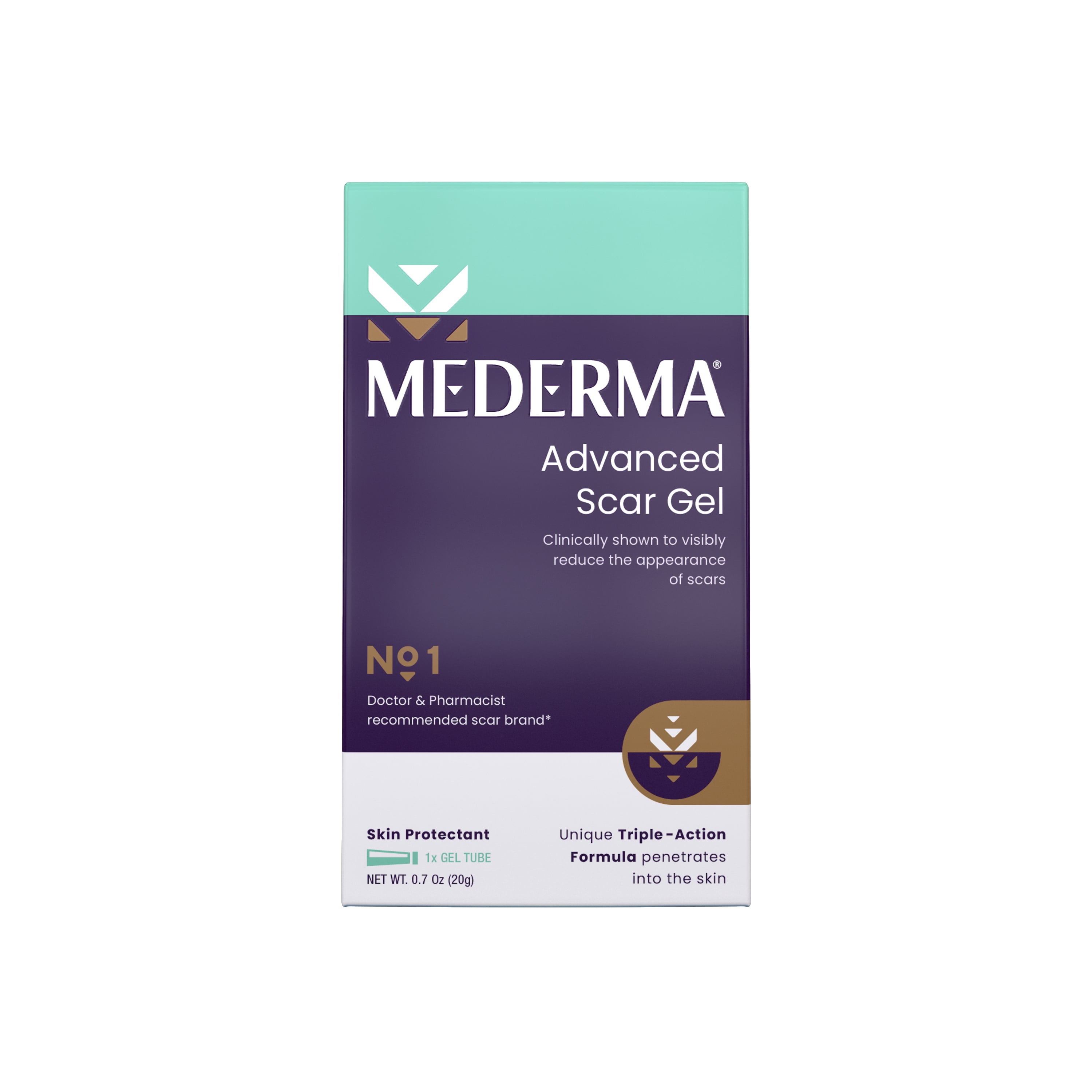 Buy Mederma Advanced Scar Gel Scar Treatment, 0.70 oz (20g) Online at ...