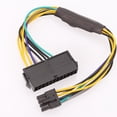 Whaledi 8-pin Power Cord ATX 24p To 8p For Dell Optiplex 9020 3020 7020 ...