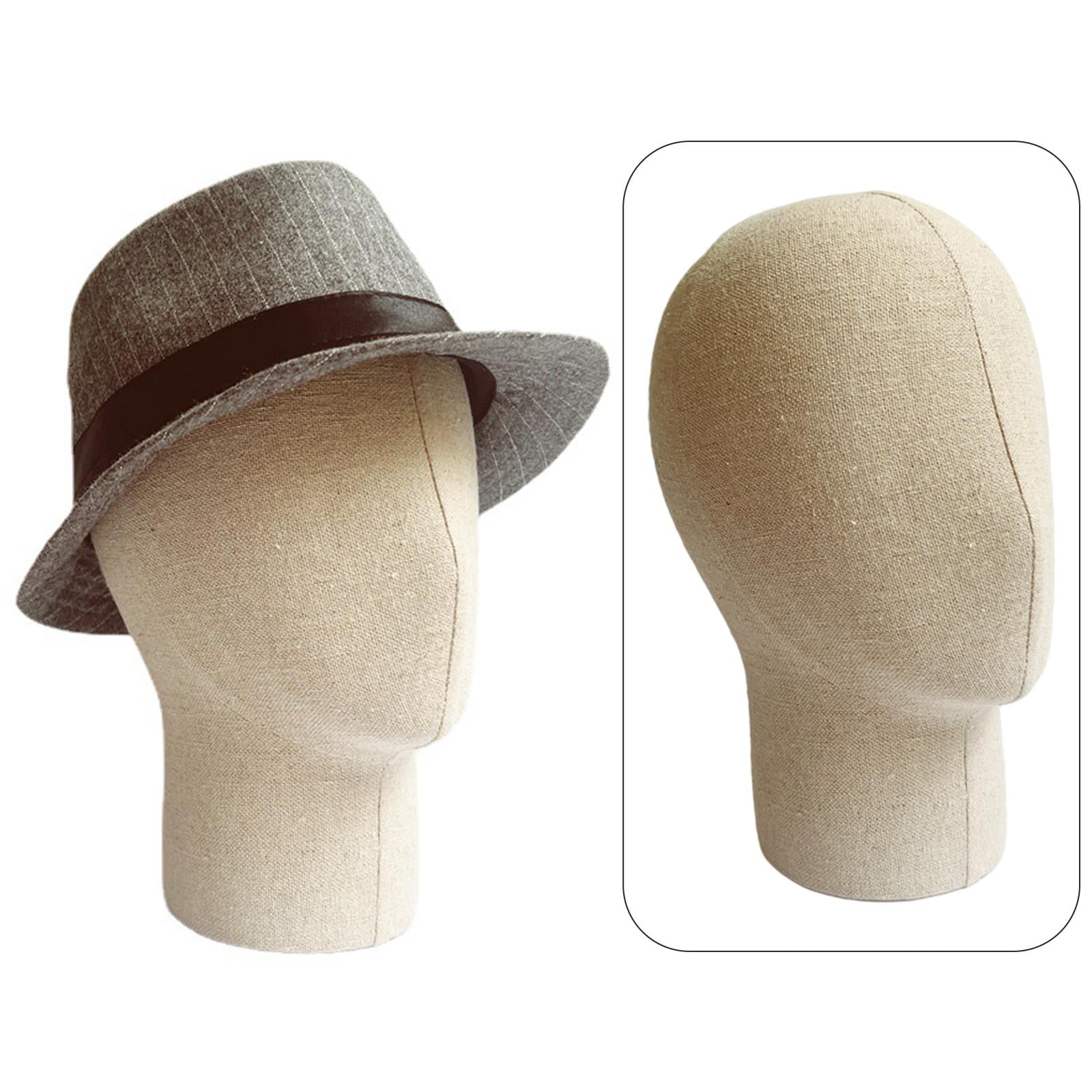Linen Head Hat Glasses Display Stand Model Business Use with Base Stand ...