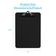 Davis Group Plastic Clipboard, Spring Clip, Black, 6 pack - Walmart.ca