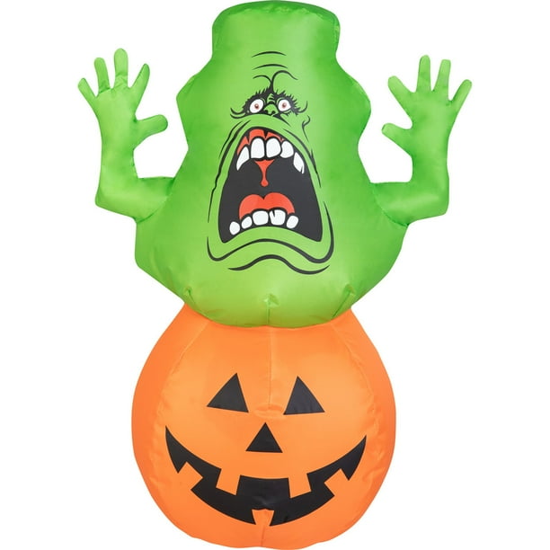 1.5 ft. H Halloween Airblown Inflatables Airdorable Ghostbusters Slimer ...
