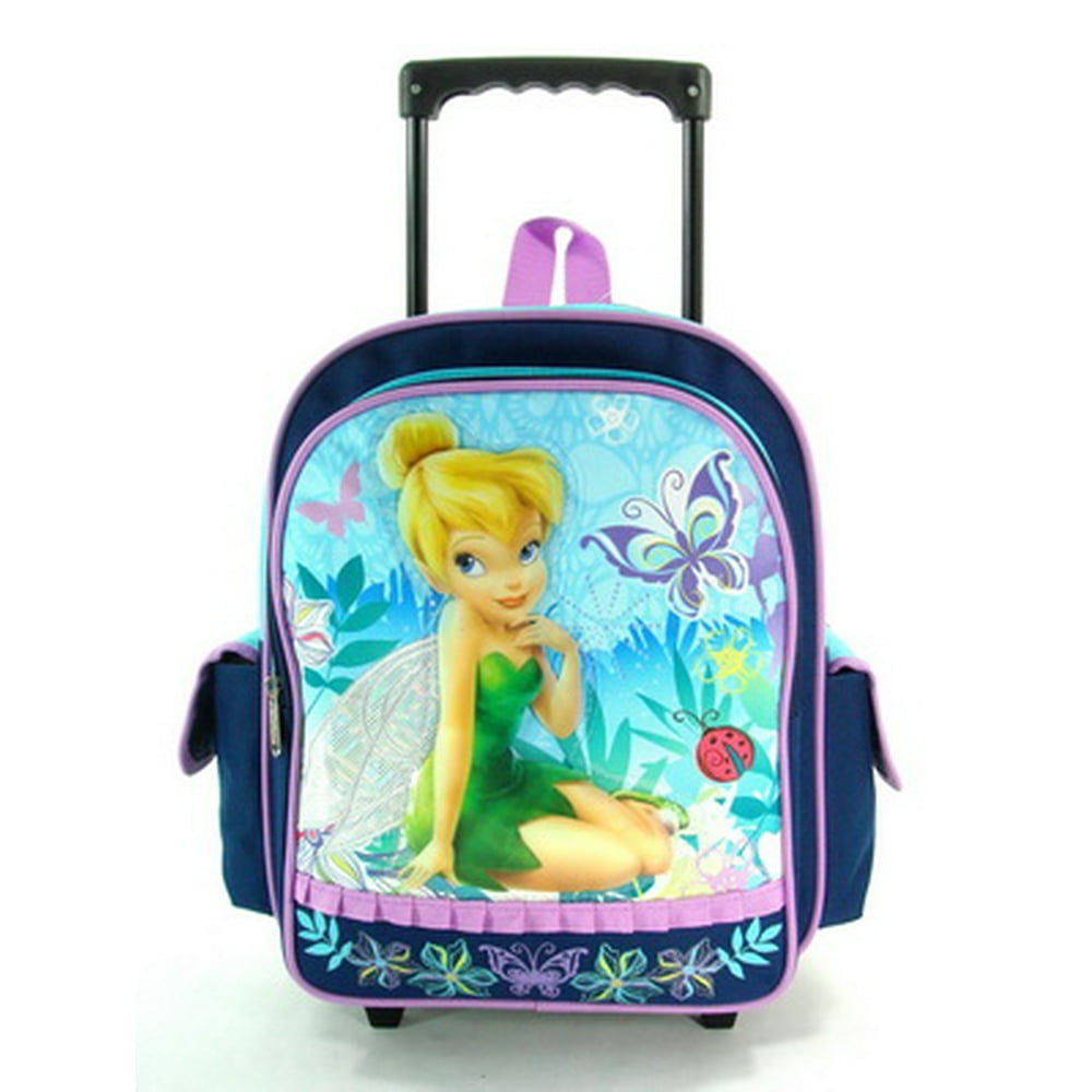 Disney - Small Rolling Backpack - Disney - Tinkerbell - Fairies - Navy ...
