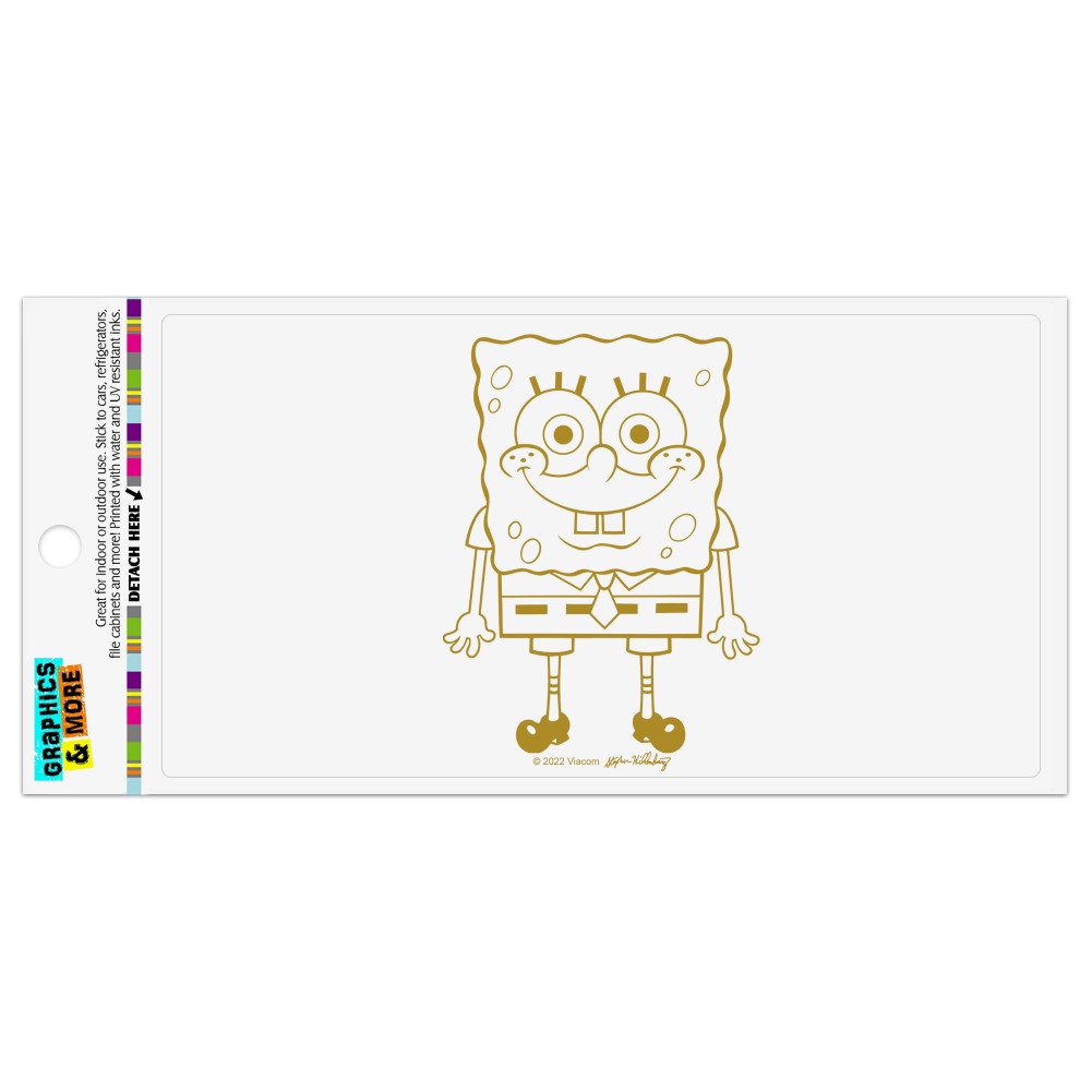SpongeBob Full Front Automotive Car Refrigerator Locker Vinyl Magnet ...