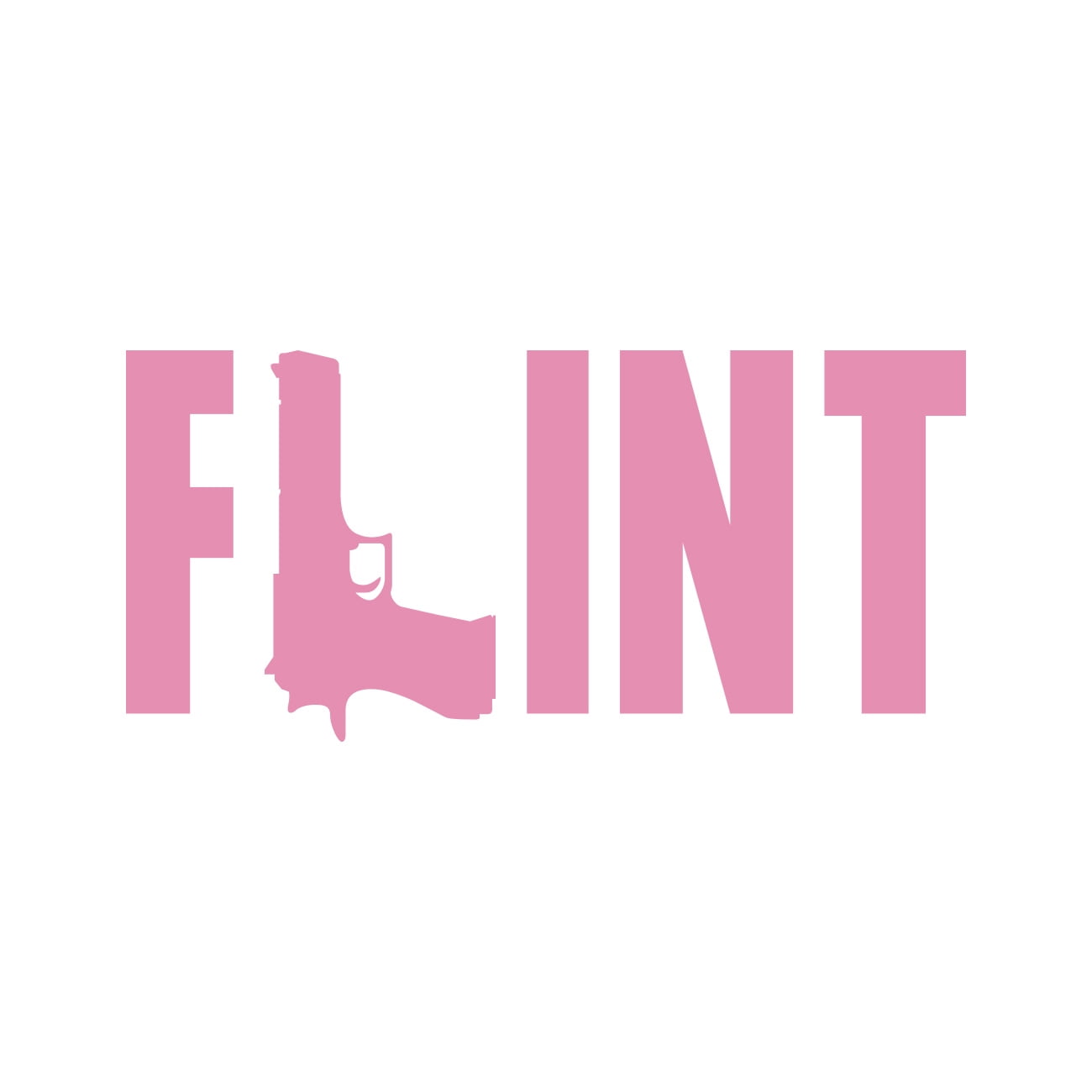 Flint Sticker Decal Die Cut - Self Adhesive Vinyl - Weatherproof - Made ...