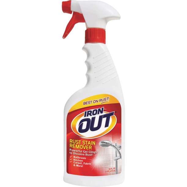 Iron Out Rust Remover, 16 oz, Trigger Spray, Clear - Walmart.com