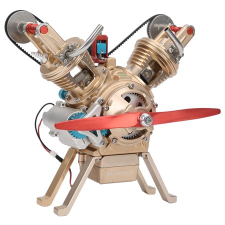 TECHIN Cylinder Engine Assembly Kit,TECHING 2 Cylinder Engine Cylinder ...