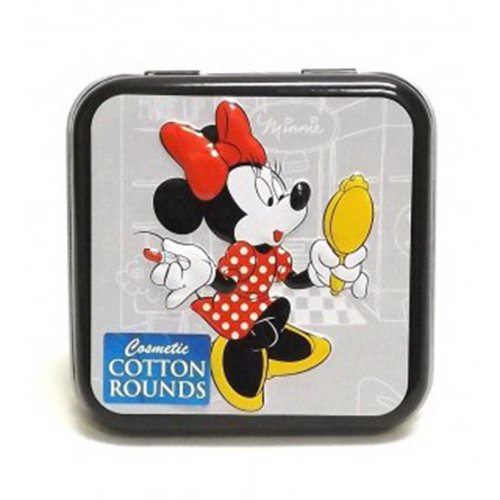 2 PK Cotton Buds MINNIE MOUSE TIN CONTAINER w/5 Rounds Collector Series ...