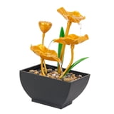 3 Tier Water Desktop Fountain Waterfall Landscape Ornaments Small ...