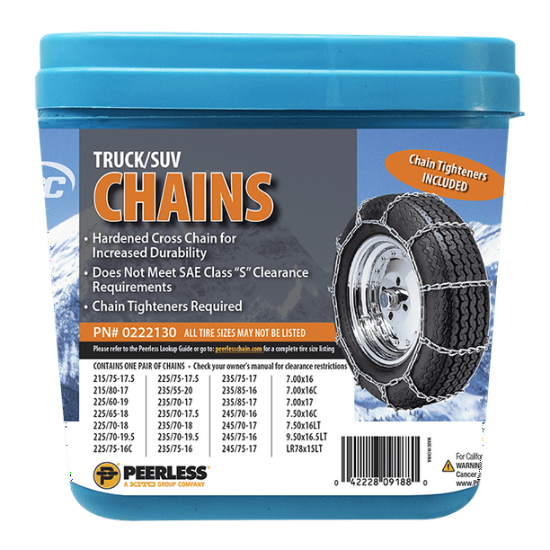 Peerless Chain Truck Tire Chains, #0222130 - Walmart.com