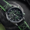 AVI-8 Hawker Harrier HUD Leather Strap Gradient Black Dial Automatic AV ...