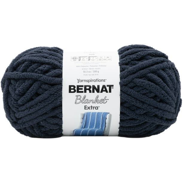 Bernat 100% Polyester Indigo Yarn, 97 yd - Walmart.com