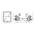 1set PVC Wall Stickers for Home Living Room Bedroom Decoration Coffee ...