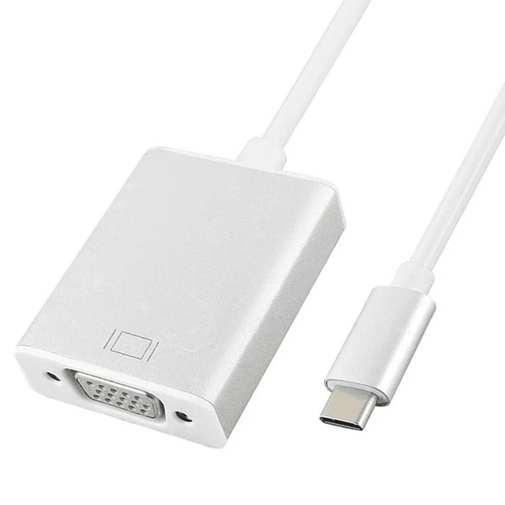 [Plata] Adaptador USBC A VGA USB 3.1 Tipo C A Cable Convertidor VGA ...