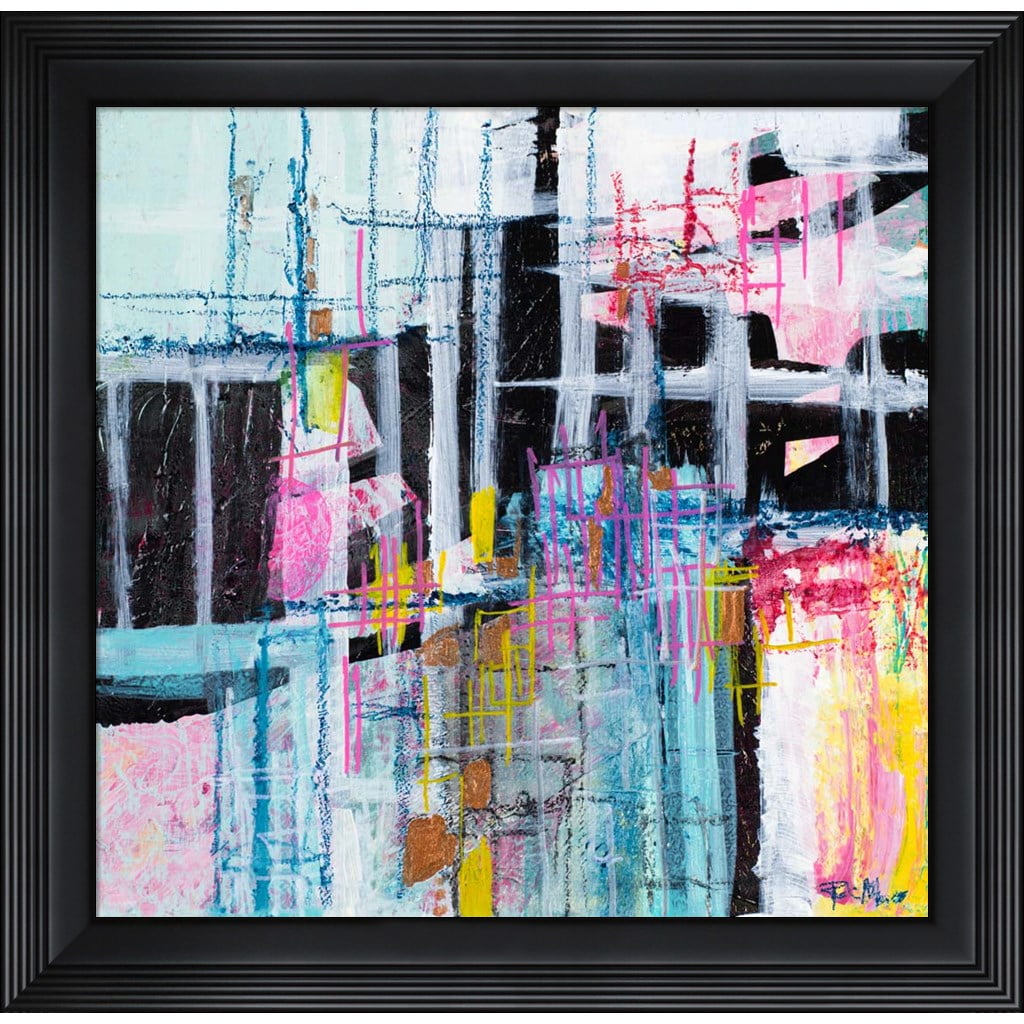 Great Art Now Gio Grid I by Robin Maria, Framed Wall Art, 21.5W x 21H ...