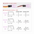 150KG 12V RDS51150 Double-Shaft Digital Metal Robotic Servo with U ...