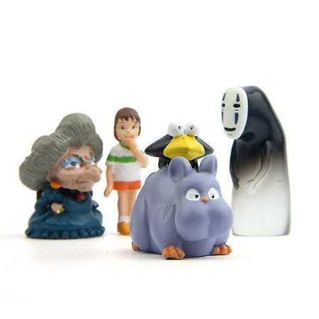 4pcs Spirited Away Miyazaki Hayao Anime Chihiro Ogino Zeniba No Face 3 ...