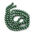 Baking Painted Pearlized Glass Pearl Round Bead Strands Mixed Color 8 ...