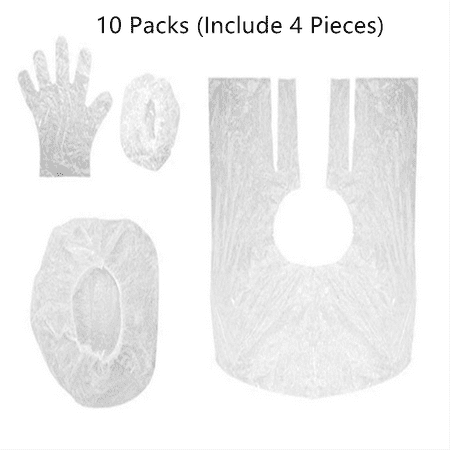 40 Plastic Hair Coloring Dyeing Kit Disposable Cape Hair Salon ...