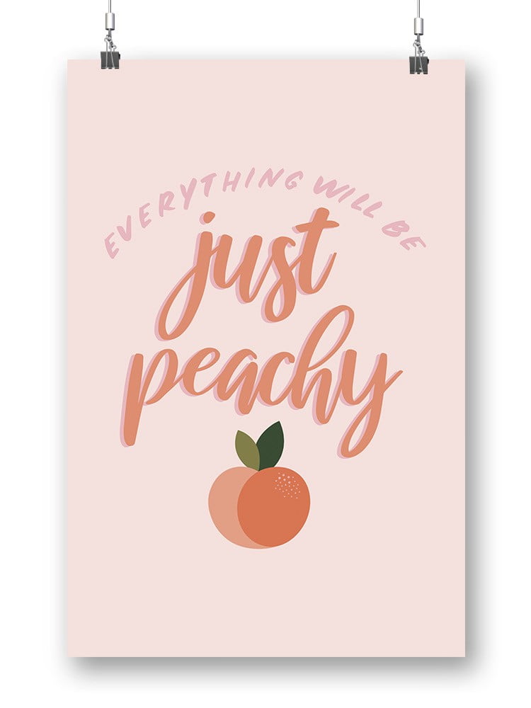 Peachy Keen Ii Poster - Grace Popp Designs, - Walmart.com