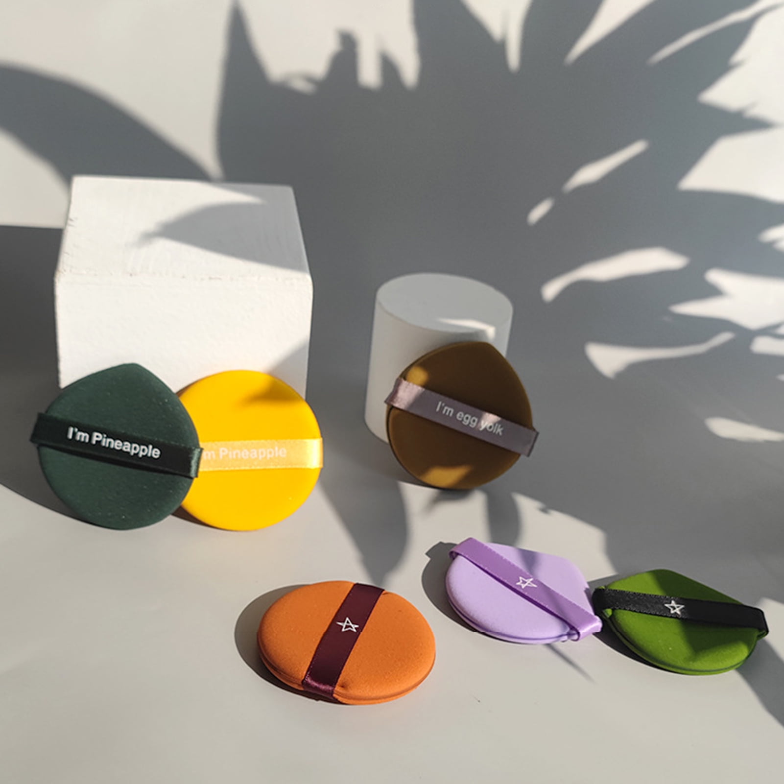 Hesroicy Makeup Puff High Elasticity Sticking Evenly Ultralight ...