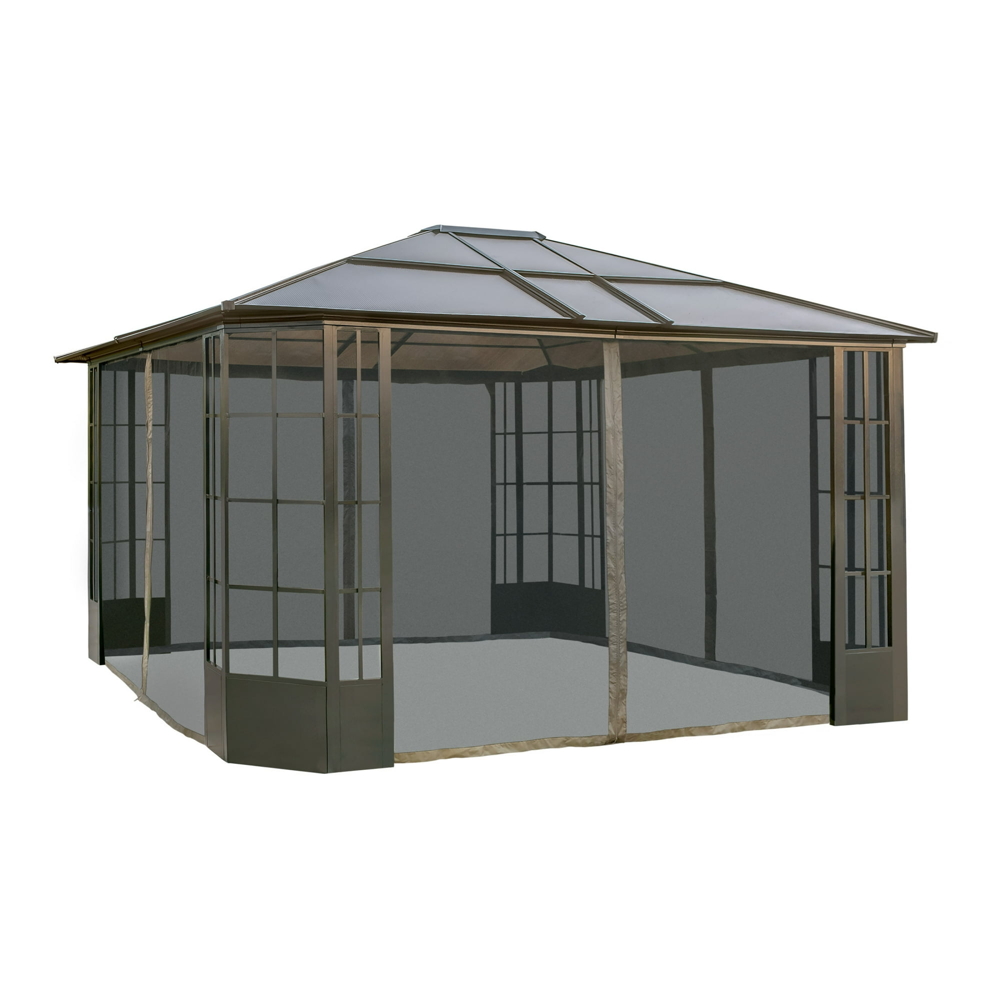 Click here for Sojag Savino 12 X 14 X 9 Ft Black Gazebo Other prices