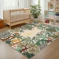 FairOnly 8'x10'Jungle Safari Machine Washable Area Rug Wild Animal ...