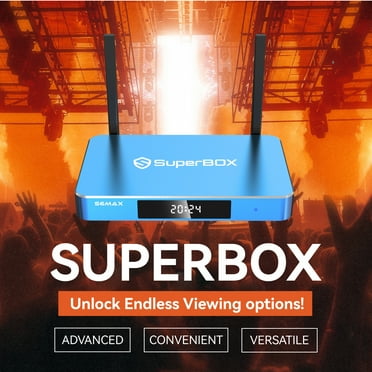 SuperBox S6 Max (2025) Android 12 TV Box - 4GB RAM 64GB Storage | 6K ...