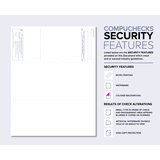 Compuchecks 250 High security Blank Check Top - Brown Mazed - Computer ...