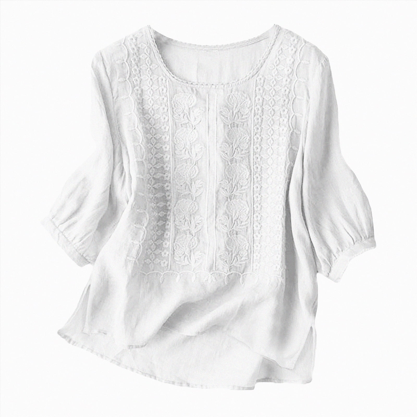 Click here for Wuandixfa Shirts For Women Linen Shirts For Women... prices