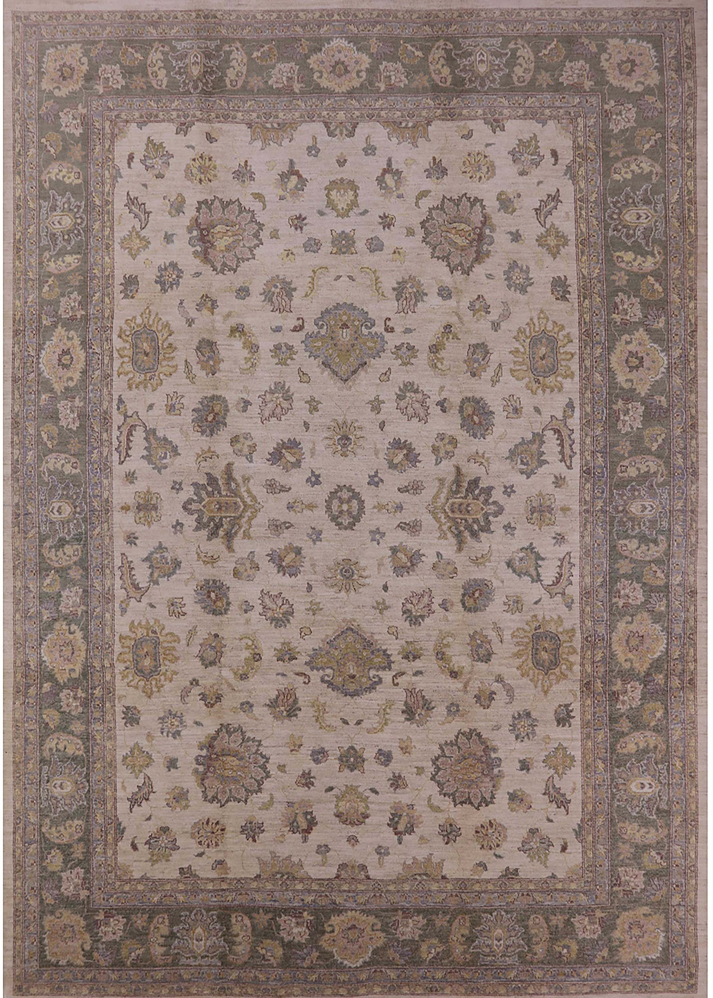 Ahgly Company Indoor Rectangle Mid-Century Modern Camel Brown Oriental ...