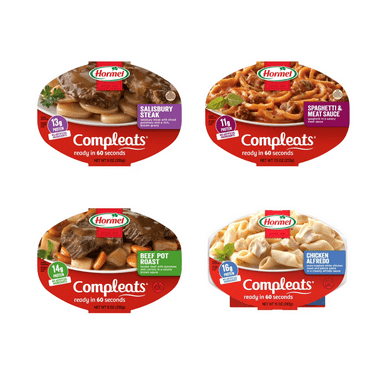 Hormel Compleats Microwaveable Meal Variety Pack – 12 Different Flavors ...